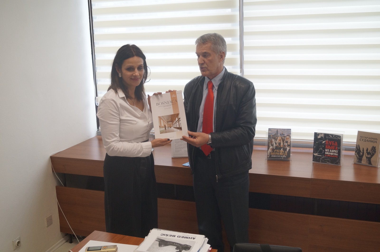 Posjeta predstavnika Nacionalne i univerzitetske biblioteke BiH Narodnoj i univerzitetskoj ...