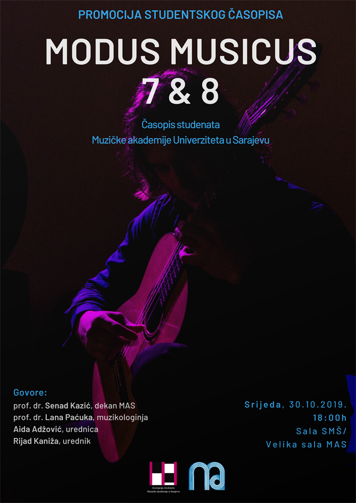 Modus Musicus 7 & 8 Student Magazine Promotion | University of Sarajevo
