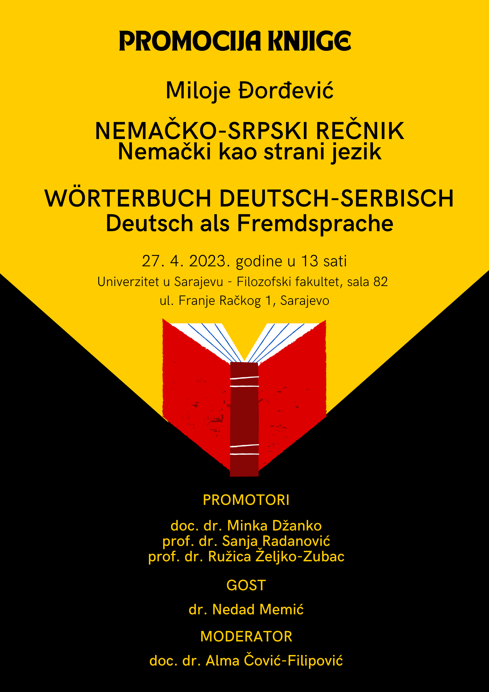 Promocija knjige | NEMAČKO-SRPSKI REČNIK Nemački kao strani jezik ...