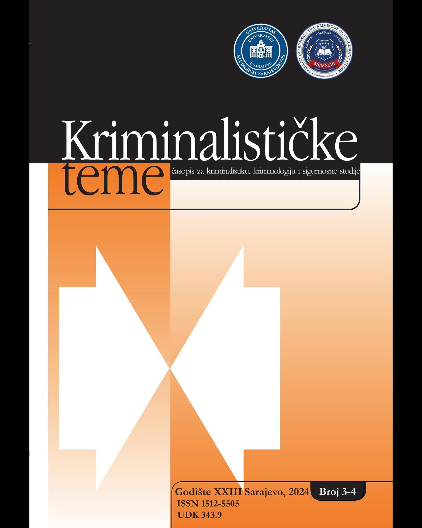 A new issue of the journal “Themes from Criminology” | University of ...