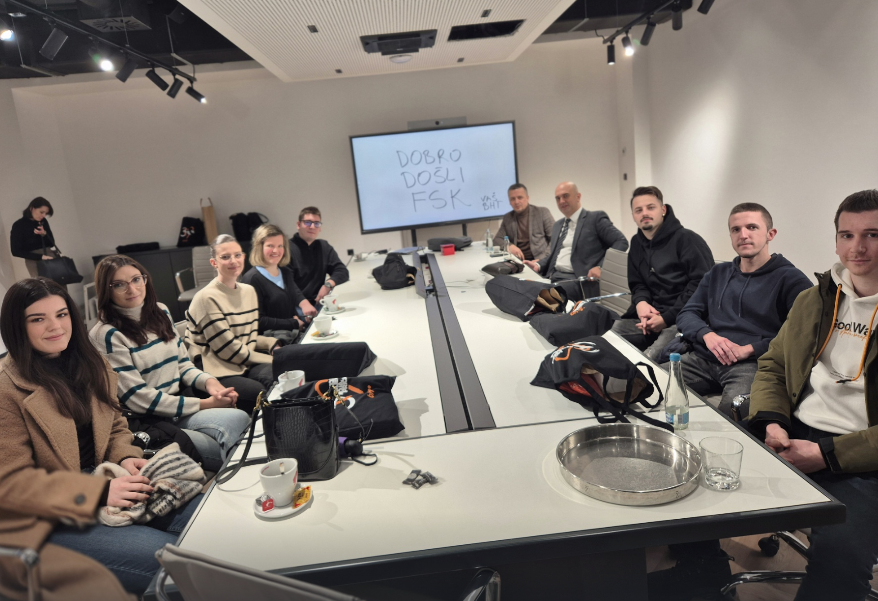 UNSA Faculty of Transport and Communications MA students visited BH ...