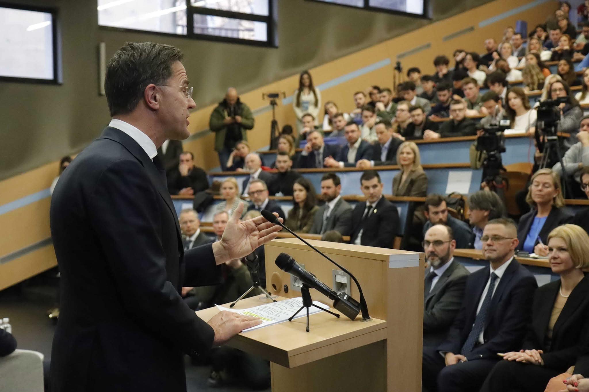 A conversation with NATO Secretary General Mr. Mark Rutte at the ...