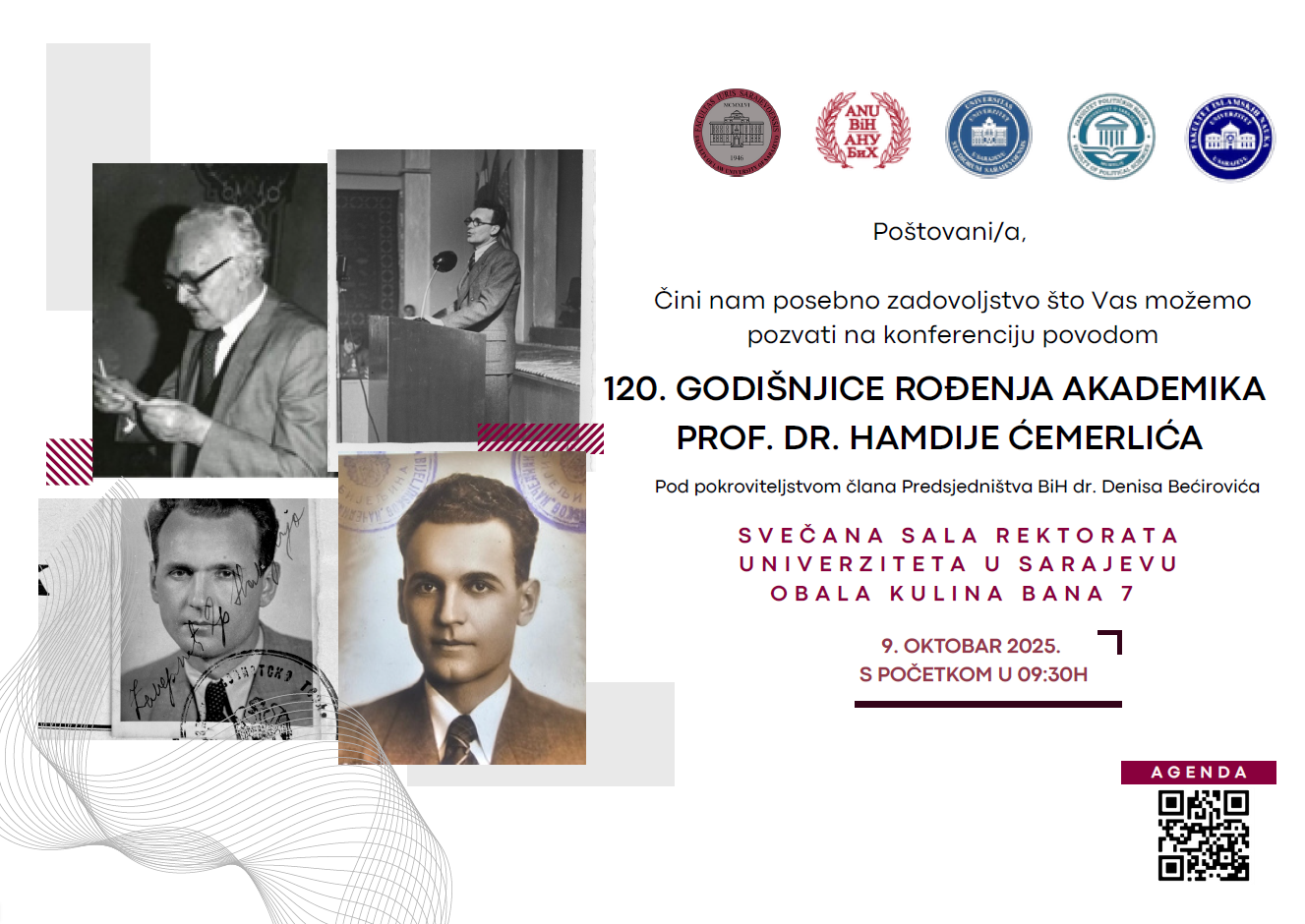 NAJAVA | Konferencija u povodu 120. godišnjice rođenja akademika ...