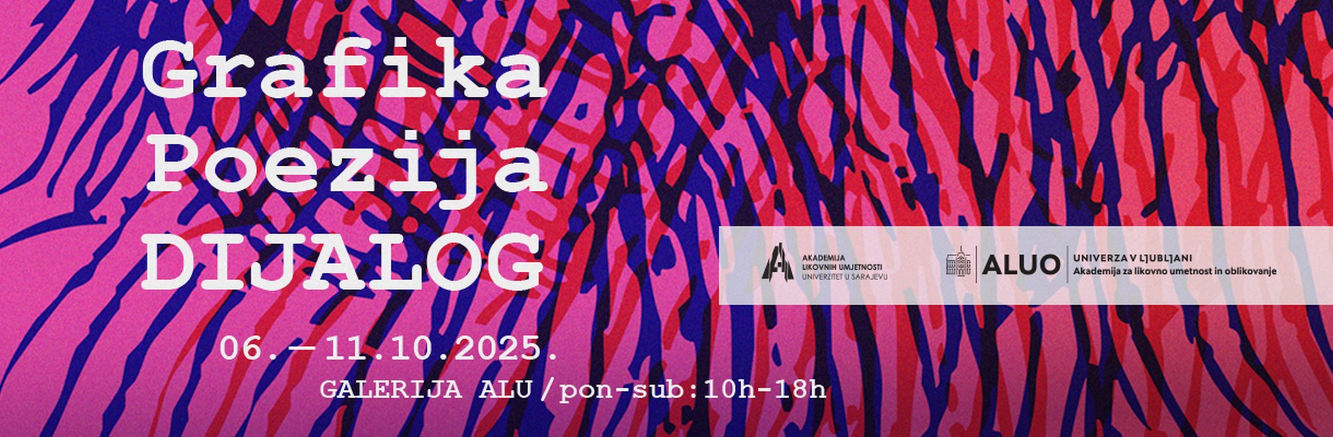 Izložba “Grafičke mape Grafika i poezija: Dijalog”, Galerija ALU ...