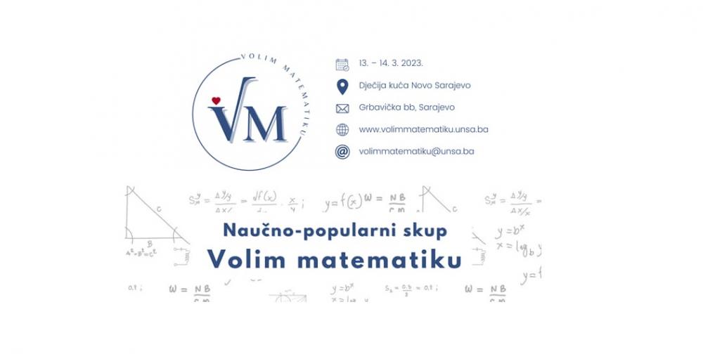Naučno-popularni skup “Volim matematiku” | Univerzitet u Sarajevu