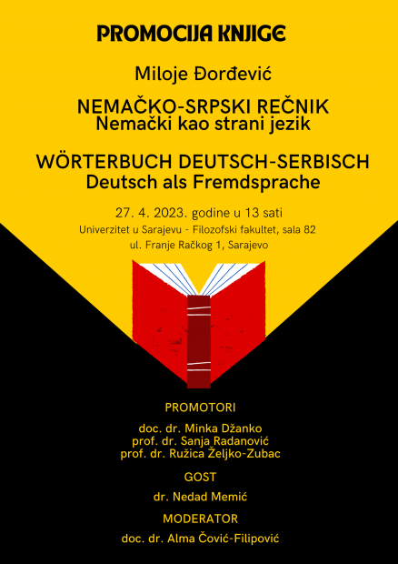 Promocija knjige | NEMAČKO-SRPSKI REČNIK Nemački kao strani jezik ...