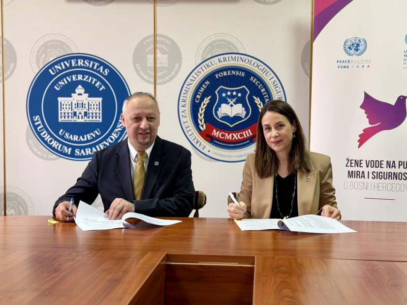 Potpisan Memorandum o saradnji između Univerziteta u Sarajevu – Fakulteta za kriminalistiku ...